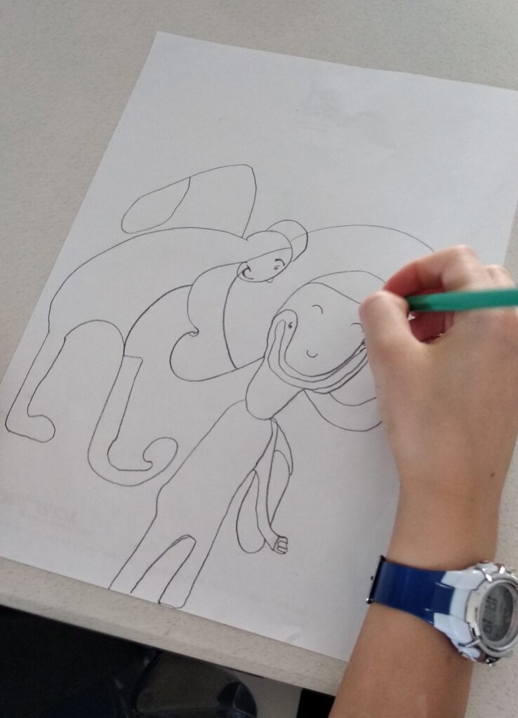 ציור בהמשכים - משחק מקורי להפעלה קבוצתית - הבלוג של אמא פוטי